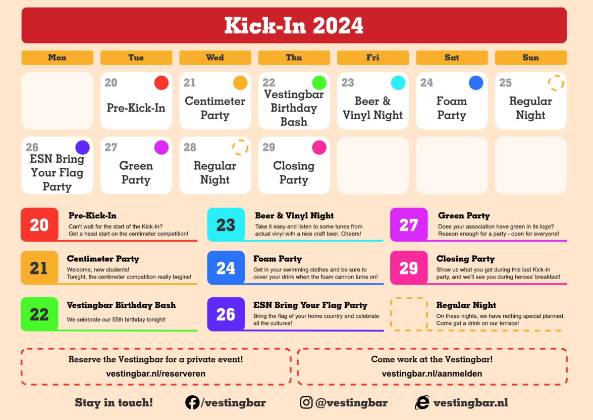Vestingbar - Serieus gezellig, voor en door studenten
